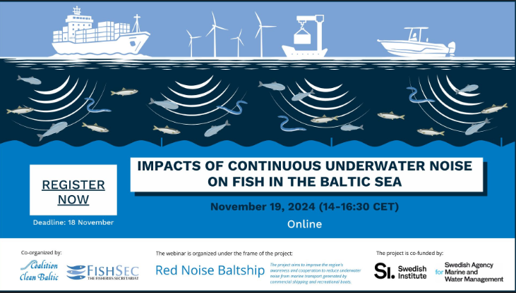 Webinar: Impacts of continuous underwater noise on fish in the Baltic ...